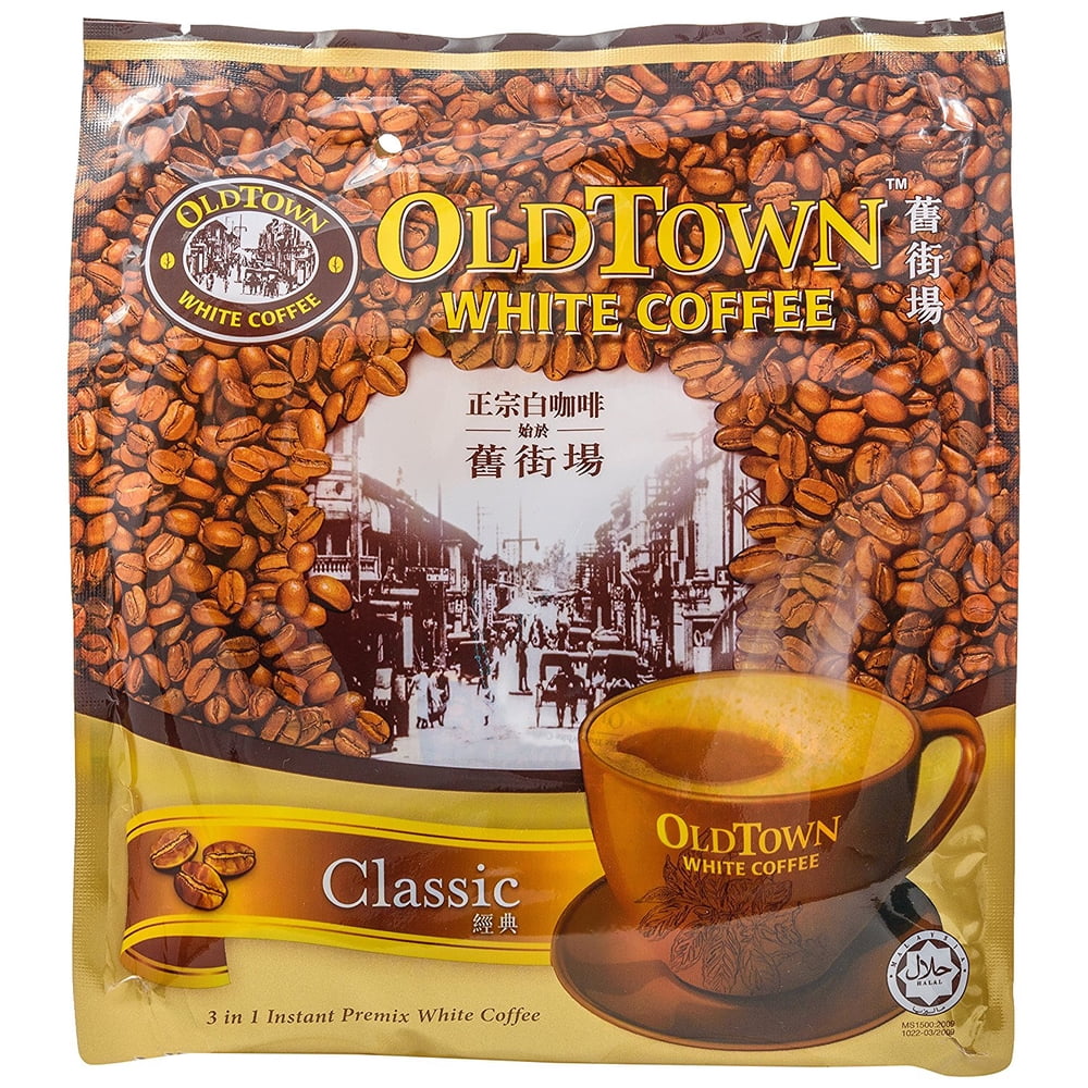 Old Town 3 In 1 Instant White Coffee Mix Packets, 15 Count - Walmart ...