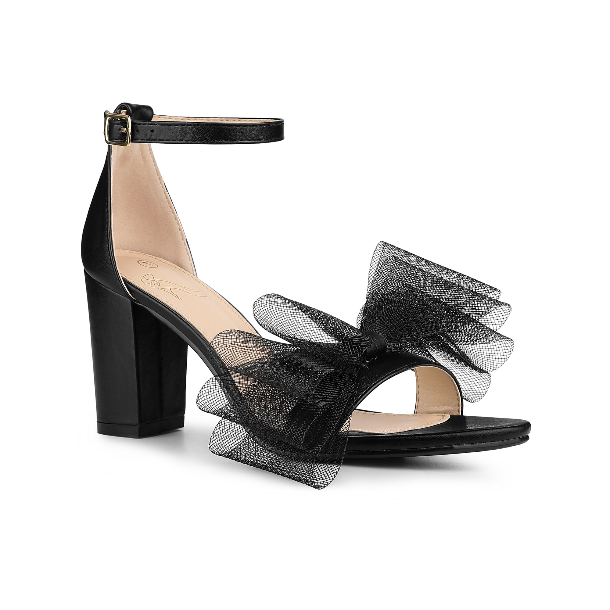 Click here for Blissful Step Womens Strappy Bow Tie Block High An... prices