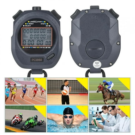 Timer Stopwatch, Countdown Stop Watch Multifunction Sports Running ...