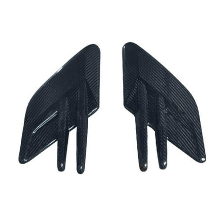 1Pair Real Carbon Fiber Side Wing Air Vent Fender Trim for Range Rover ...