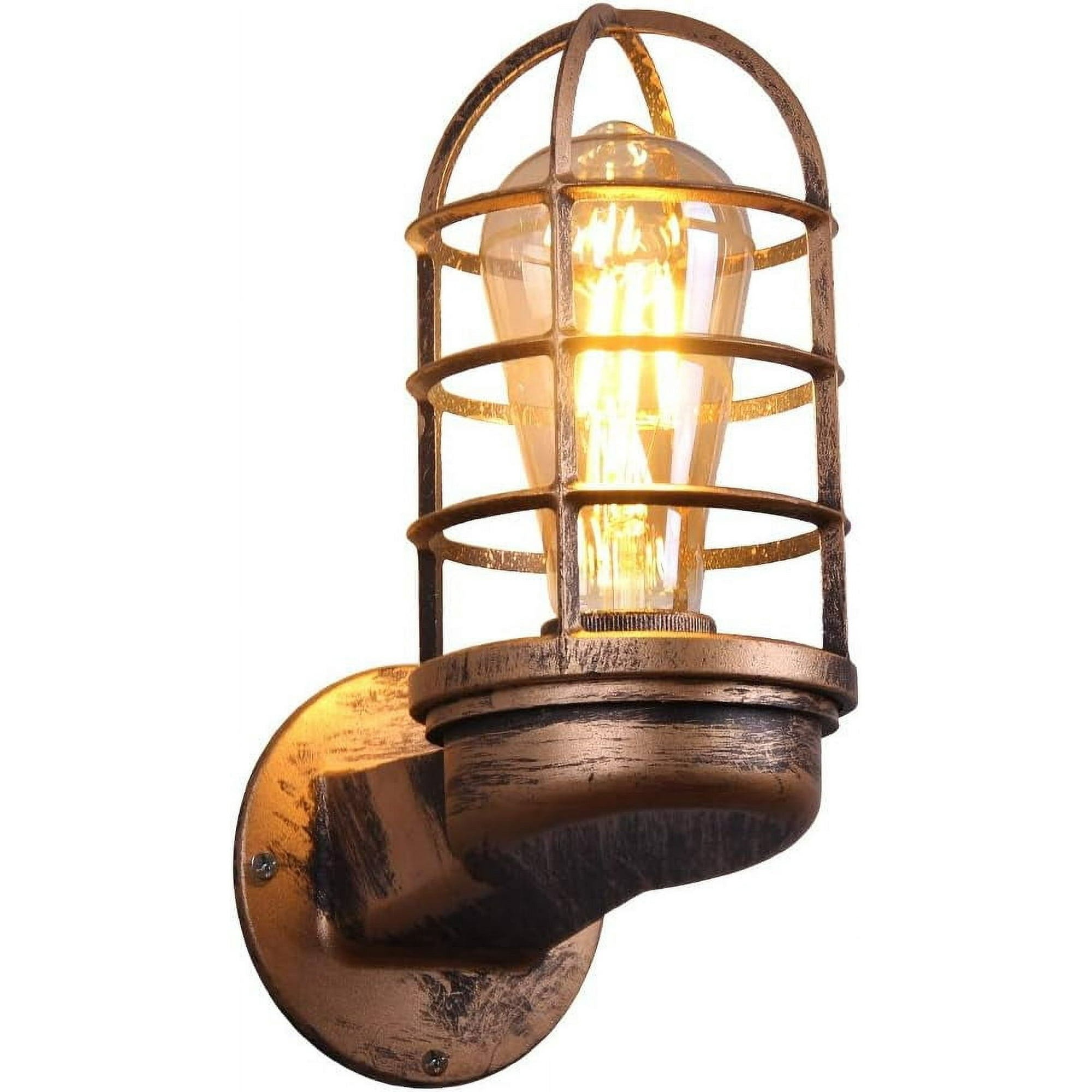 Click here for Dutchman Rust Color Antique Brass Wall Sconce Heav... prices