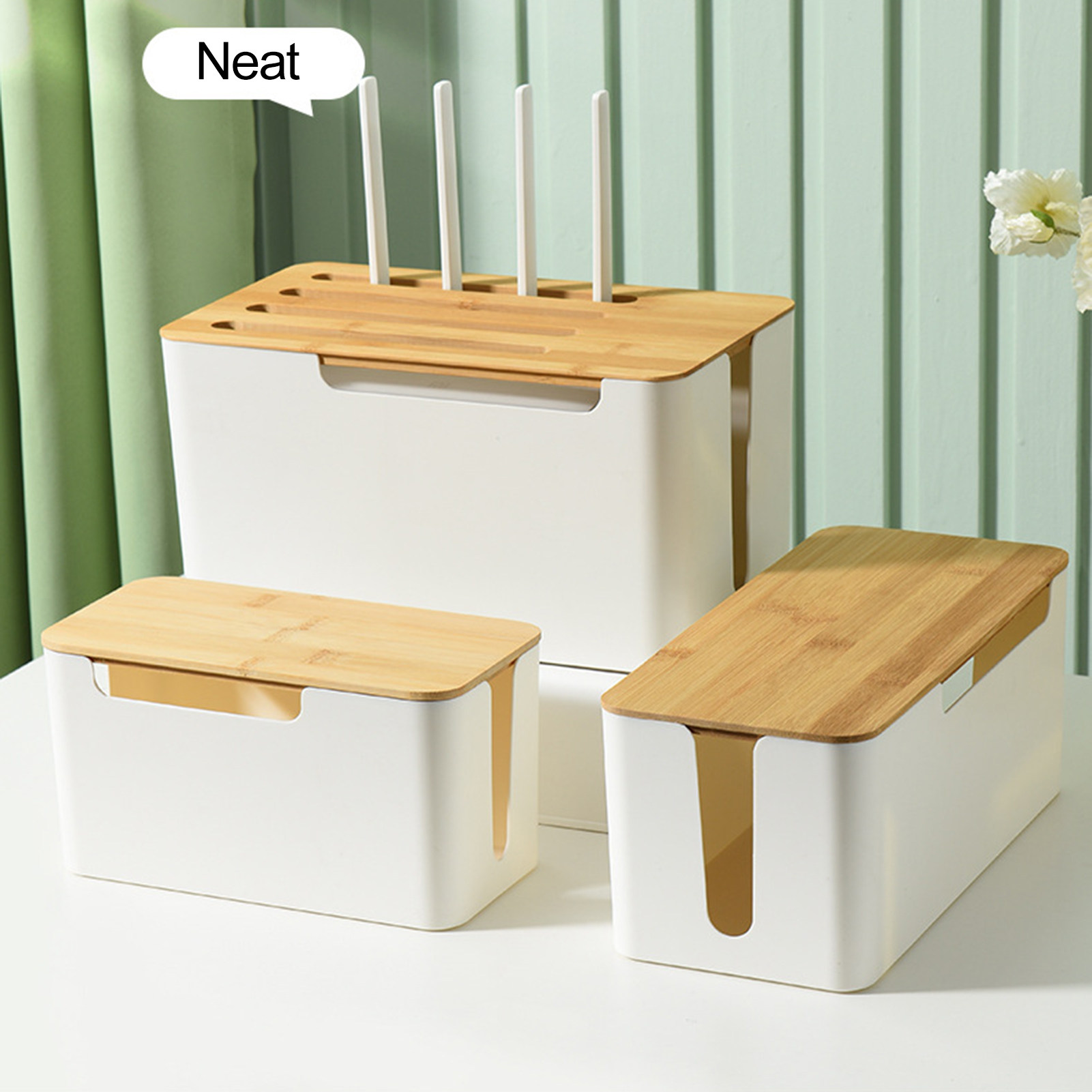 Homerr Cable Case Socket Storage Box Cable Case Water Proof Space ...