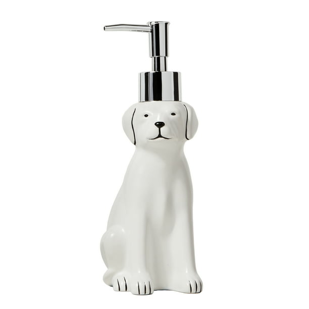 SKL Home Fur Ever Friends Lotion/Soap dispenser, White, 8 oz. - Walmart.com