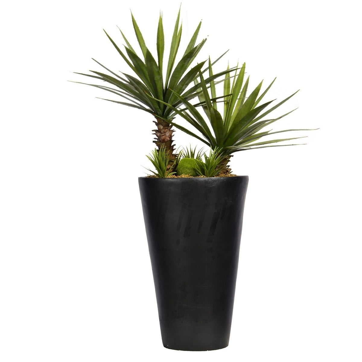 Vintage Home Artificial Faux Plastic 50" Agave With Succulents In Resin ...