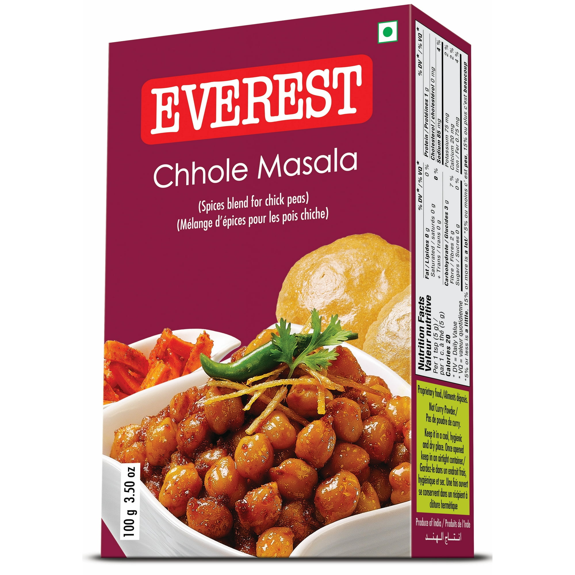 Click here for Everest Chole Masala  100g 100 G prices