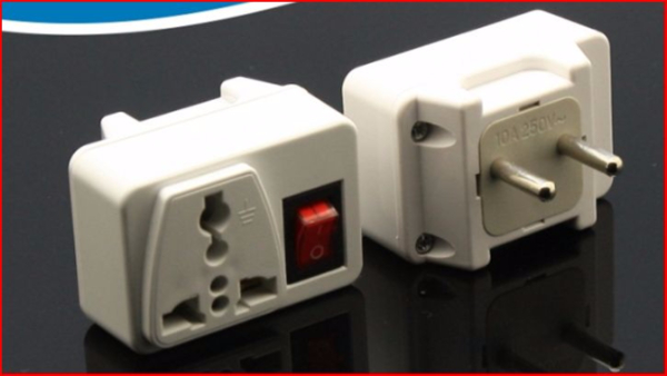 Universal Plug Adapter with ON/OFF Switch for Europe Outlets - Walmart.com