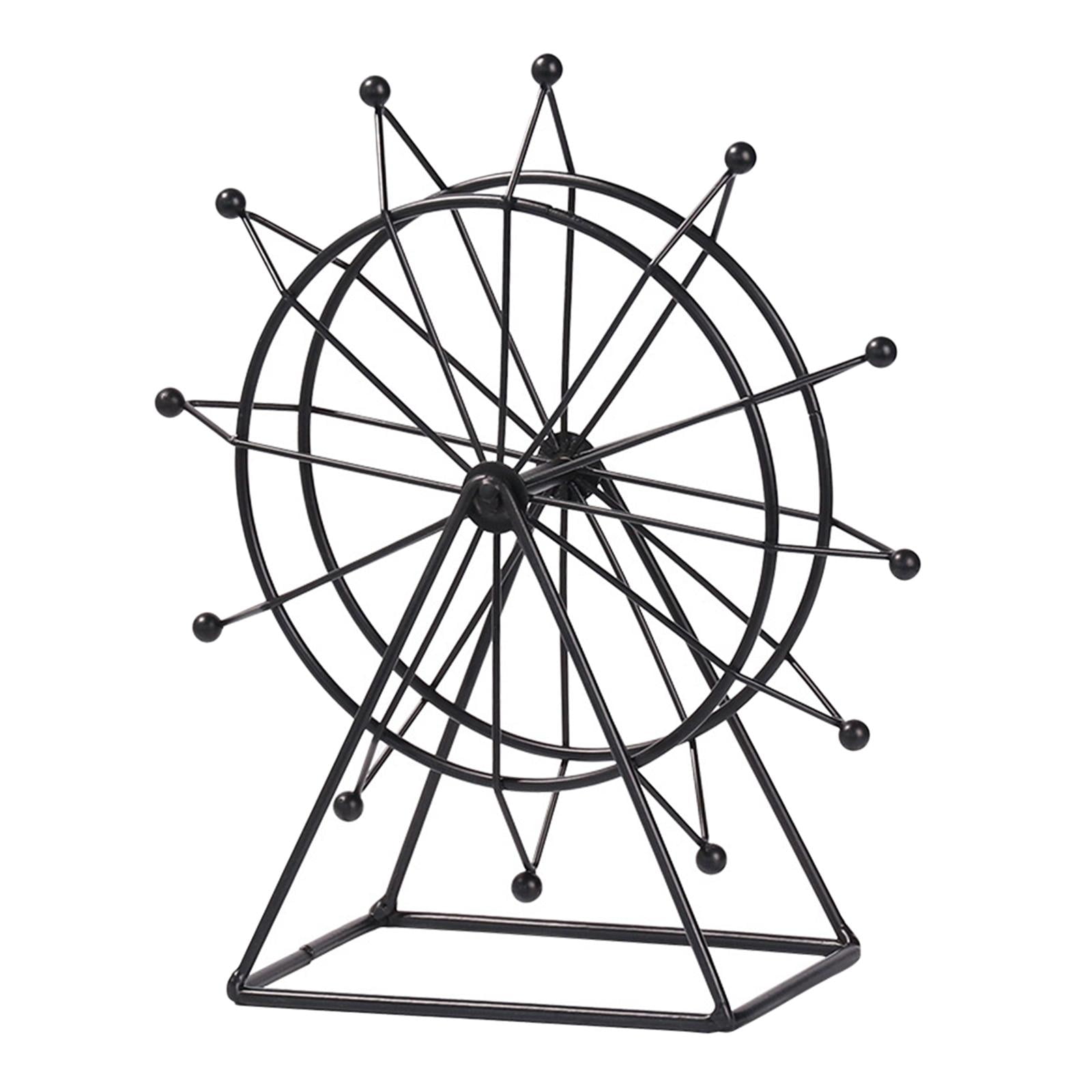 Miniature Wheel Sculpture Architecture Figurine Decorative - Walmart.com
