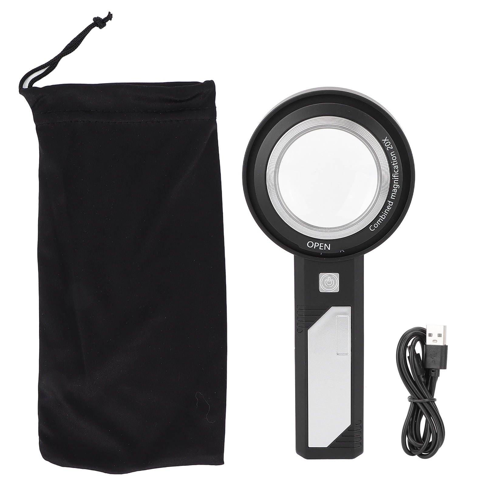 LYUMO 8X 20X Magnifying Glass Elderly Portable Handheld Magnifier With lyumo-8x-20x-magnifying-glass-elderly-portable-handheld-magnifier-with