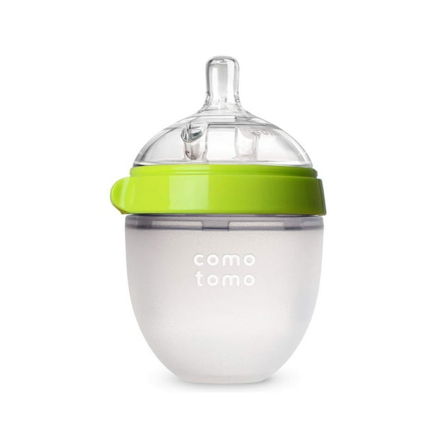 Comotomo Natural Feel Baby Bottle, Verde, 5 Onzas Comotomo Comotomo ...