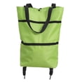 Juanioy Foldable Shopping Trolley on Wheels Heavy-Duty Waterproof ...