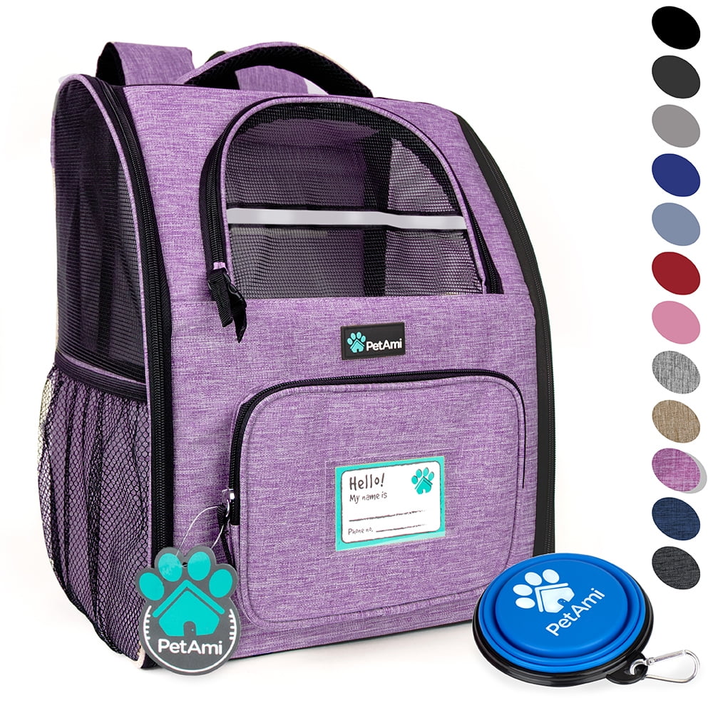 Click here for Petami Deluxe Pet Carrier Backpack  Heather Purple... prices