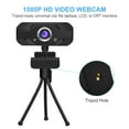 1080P Web Cam HD Camera Webcam with Mic Microphone for Computer PC ...