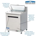 "Arctic Air AST28R 29"" Single Door Sandwich/Salad Prep Table, 6.5 Cu ...