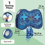 Pull-String Gamer Party Pinata, Blue Gaming Controller, Boys' Birthday ...