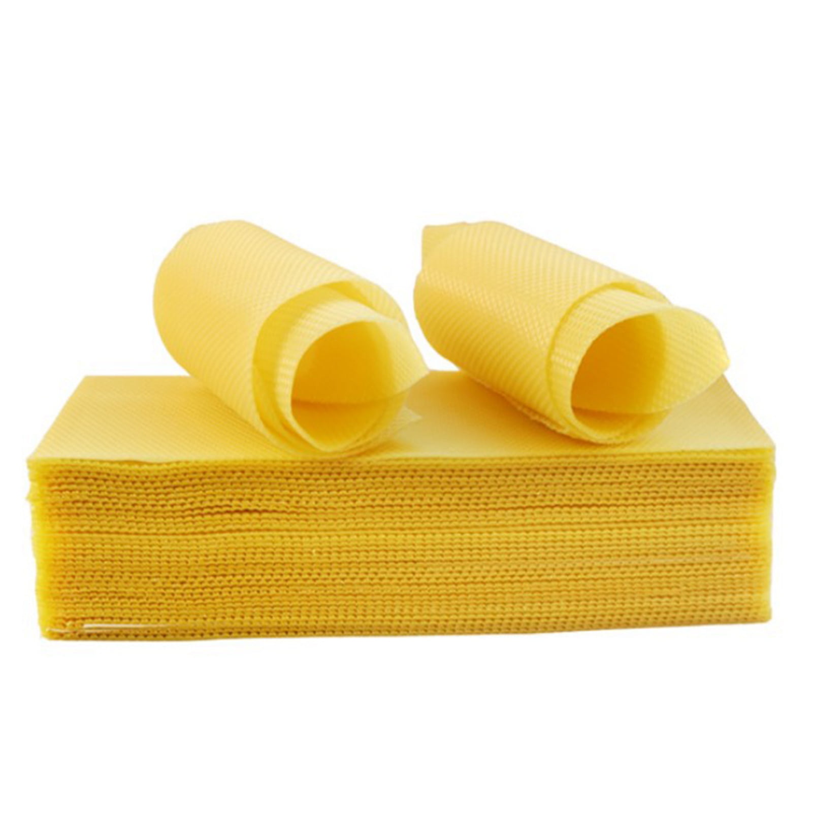 10 hojas de cera de abejas para hacer velas, hojas de base de panal de ...