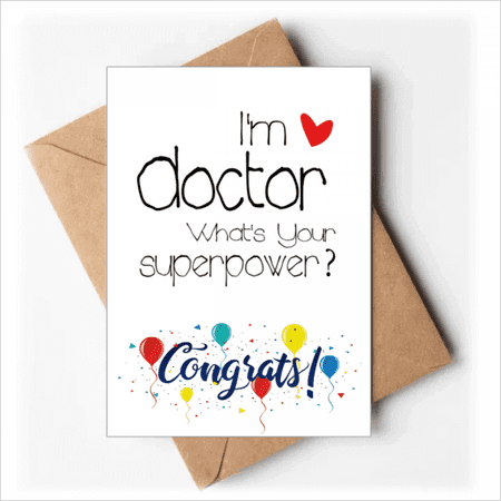 Proud Doctors I'm a Doctor English Wedding Cards Congratulations ...