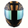 1Storm Motorcycle Full Face Helmet Street Bike Skull King HJK311 + One ...