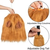 Halloween Lion Mane Wig Costume - Make Your Dog Lion King - Adjustable ...