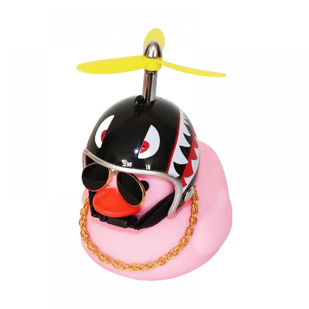 Rubber Duck Car Ornaments,Pink Duck Car Dashboard Decorations Squeeze ...