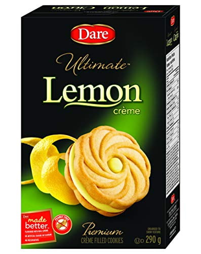 Dare Ultimate Lemon Creme Filled Cookies, 290g/10.2oz - Walmart.com