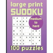 Large Print Sudoku Puzzles: Medium difficulty large print sudoku ...