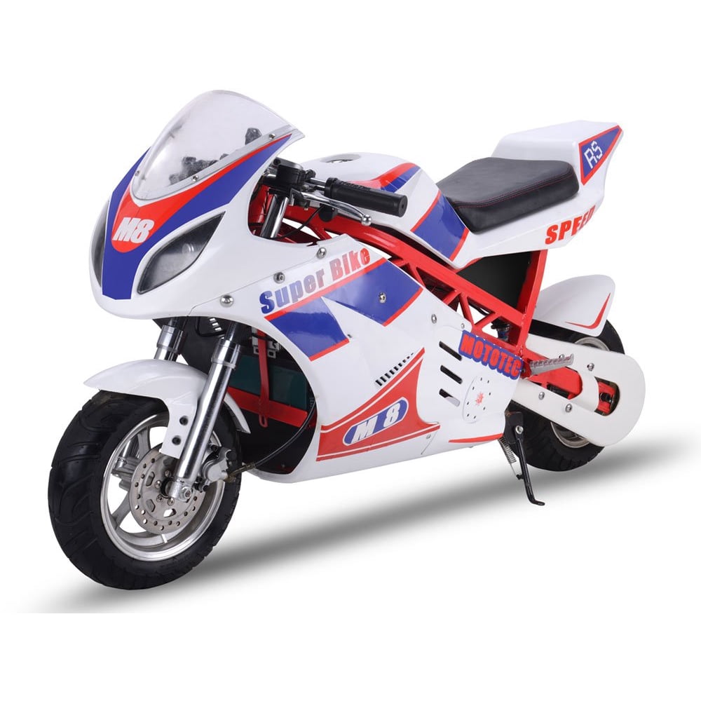 MotoTec 48v 1000w Superbike White - Walmart.com - Walmart.com