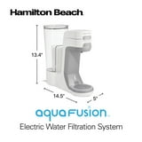 Hamilton Beach Aqua Fusion Electric Water Filtration System with Clean ...