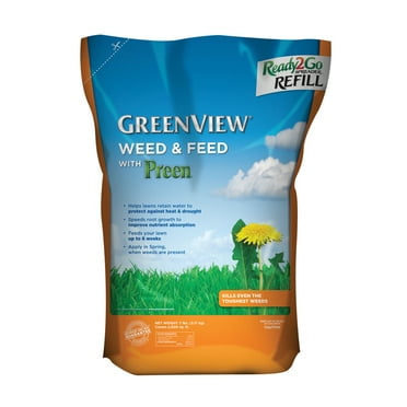 GreenView Broadleaf Weed Control + Lawn Food - 13 lb. - Covers 5,000 Sq ...