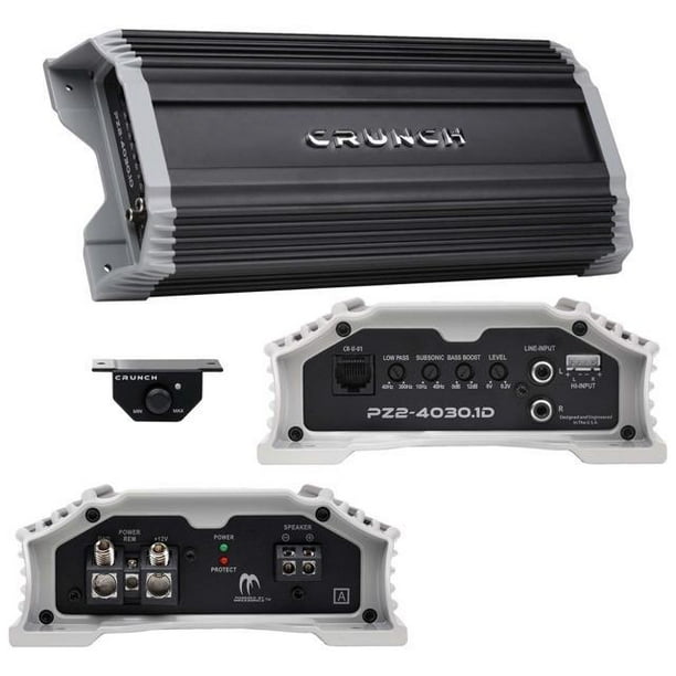 Crunch PZ2-4030.1D POWERZONE 4000 Watt Mono Amplifier, Car Audio ...