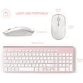 YUYAN-Wireless Keyboard Mouse, 2.4G Compact and Ultra Slim Wireless ...