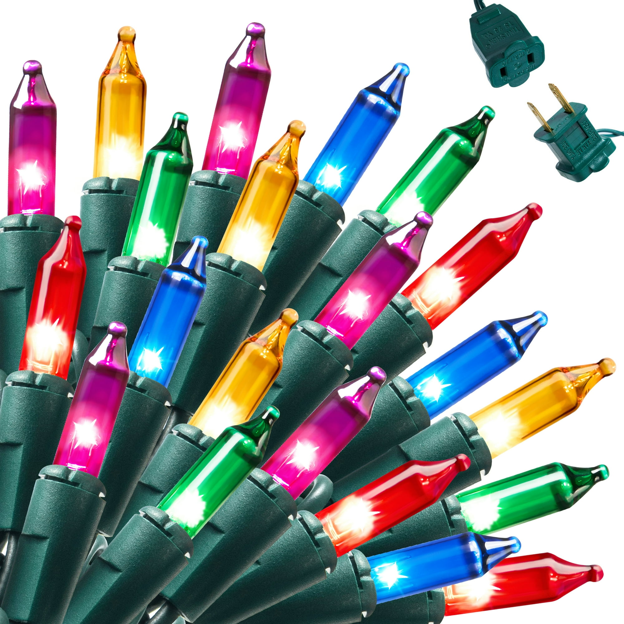 Click here for Joyfy Multicolor Christmas Lights 21.4ft 100 Count... prices