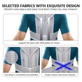 Adjustable Posture Support Brace Breathable Back Waist Belt for Men and ...