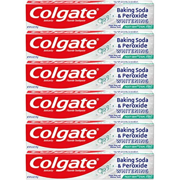 Colgate Peroxide and Baking Soda Toothpaste with Fluoride for Teeth and ...
