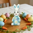 Foam Ornaments Sky Blue Easter Bunny Plush Toy Cartoon Stuffed Animal ...