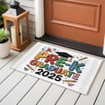 2x3 Ft Entryway Area Rug, Colorful Words Graduation Kitchen Rug Runner ...