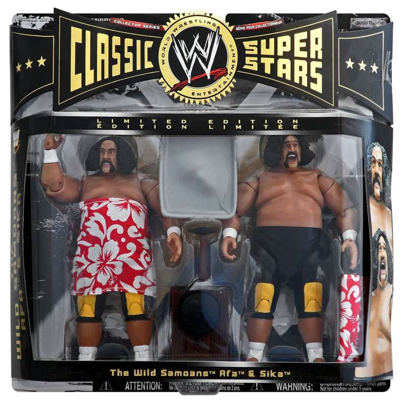 Buy WWE Wrestling Classic Superstars Series 3 The Wild Samoans Afa ...