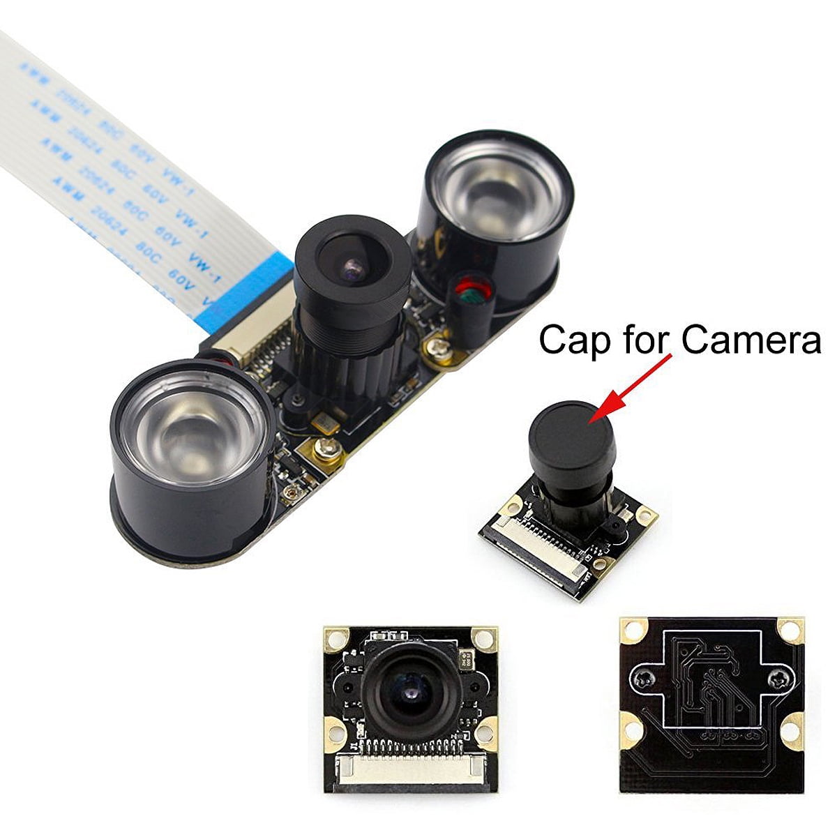 5MP Camera Sensor Module 1080P Webcam For Raspberry Pi 3 Model B / 2B ...
