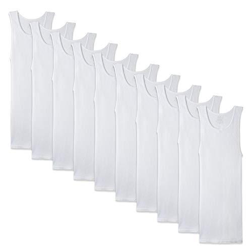 Fruit of the Loom Men's 9-Pack A-Shirt, White Ice, Medium - Walmart.com