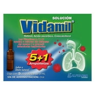 Multivitamínico Aderogyl 5 ampolletas de 3 ml. Con Vitaminas A, C y D ...