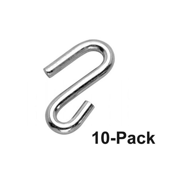 Safety Chain S-Hook - 3/8" - 10-Pack - Walmart.com - Walmart.com
