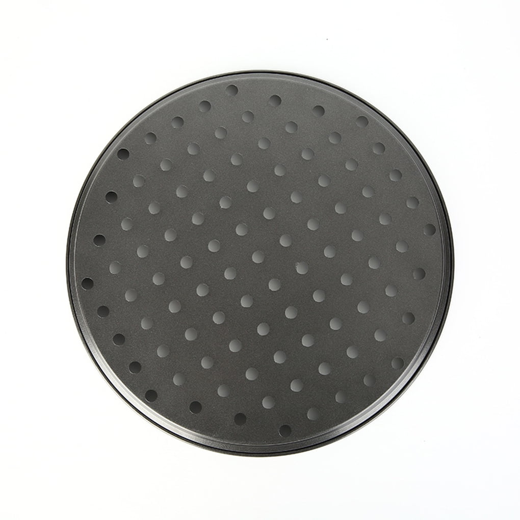 Pizza Pan, Black Pizza Tray, Non-stick Pizza Pan Cast Iron, Pie Baking ...