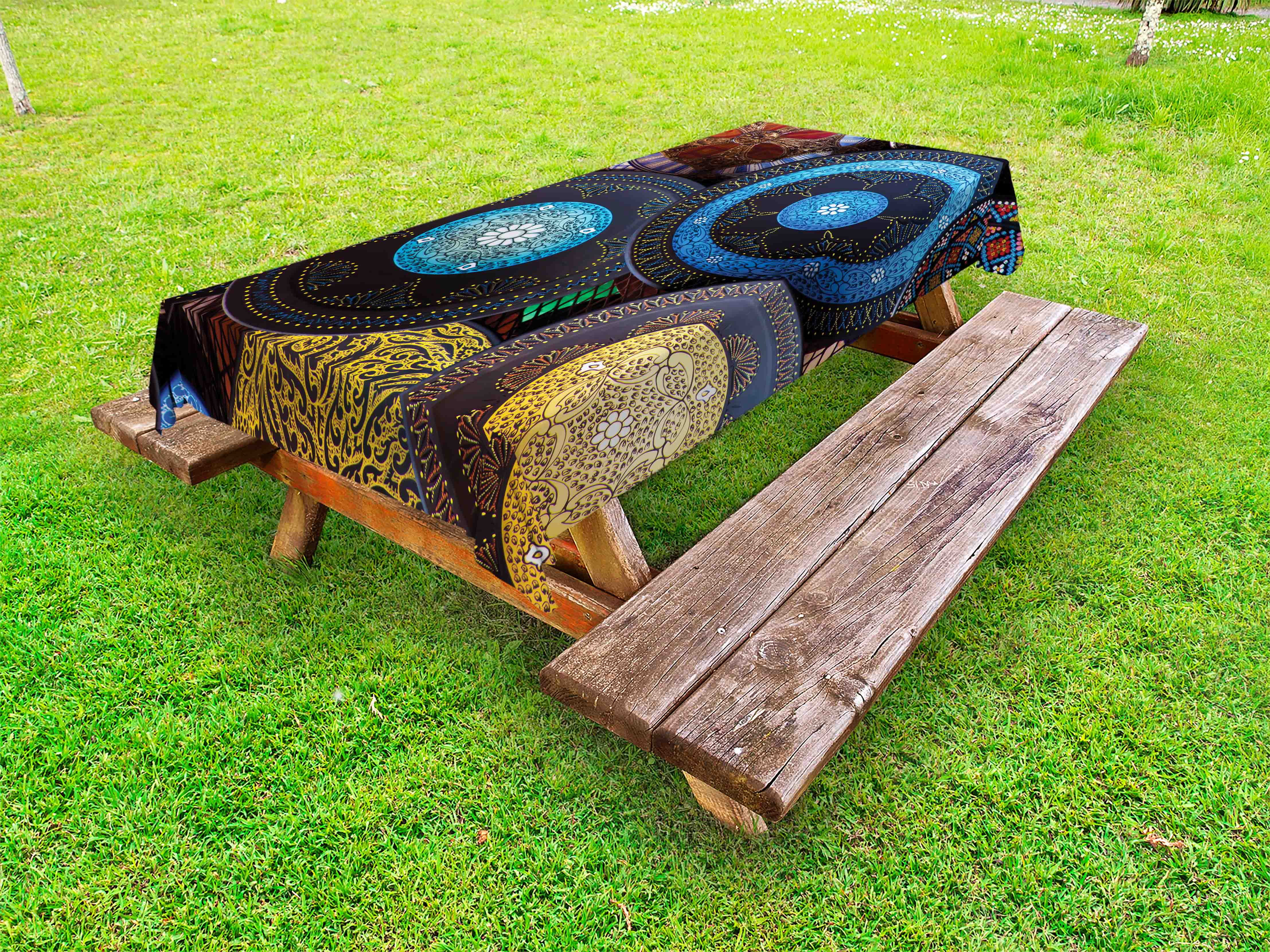 Moroccan Outdoor Tablecloth, Handcrafts Shot at the Market in Morocco ...