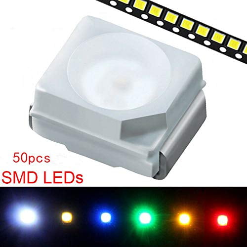PLCC 2 Surface Mount LEDs 1 × 50pcs/Set SMD LEDs Surface Mount LED for ...