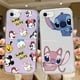 Funda transparente de Mickey, Minnie Mouse, Daisy, Pato Donald, Stitch ...
