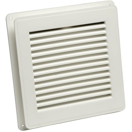 8" x 8" White Wall Vent, with 6" Collar | Walmart Canada