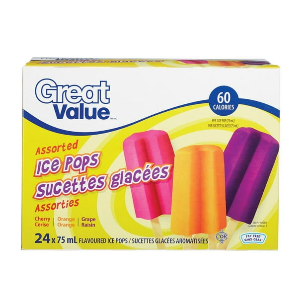 Great Value Assorted Twin Ice Pops - Walmart.ca