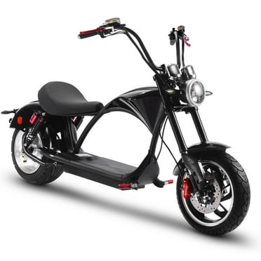 MotoTec Fat Tire 60v 18ah 2000w Lithium Electric Scooter Black ...