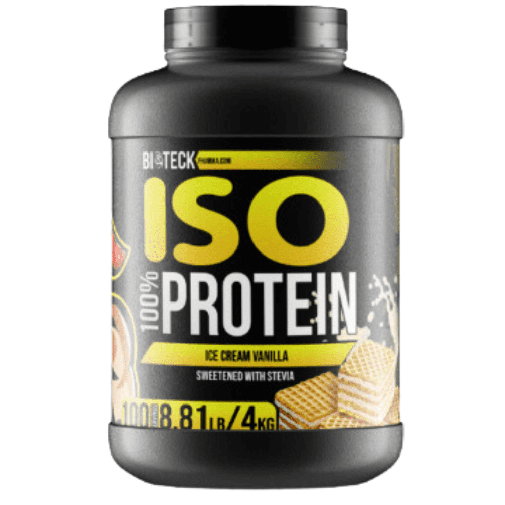 ISO protein, Proteina hidrolizada sabor helado de vainilla de 8.81 lbs ...