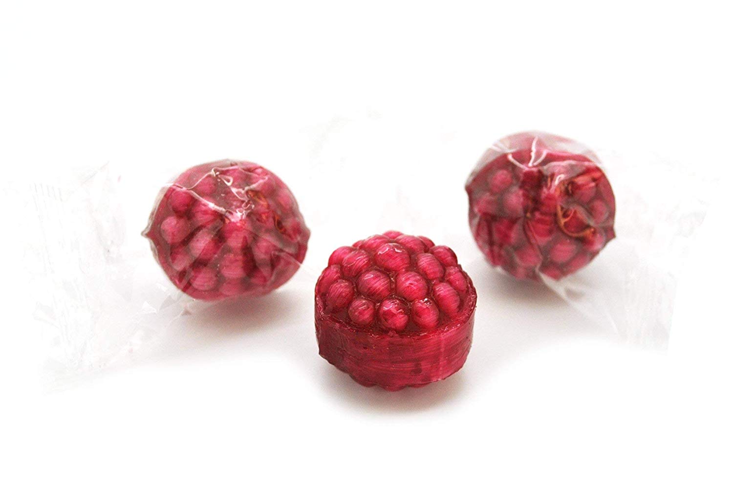 SweetGourmet Wrapped Filled Raspberries | Bulk Hard Candy | Kosher |4 ...
