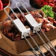 6Pc Roasting Sticks 13 Inch Long Cooking Fork for Kitchen, Stainless ...